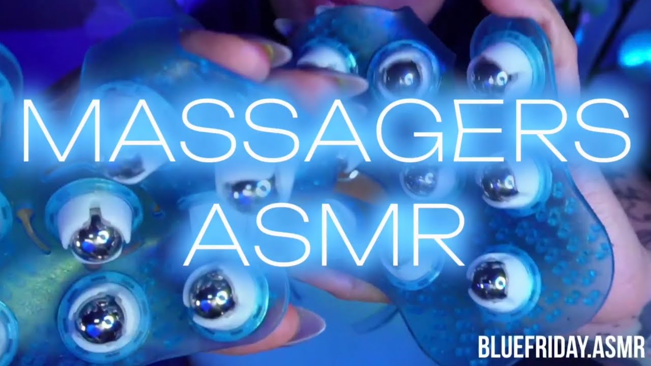 Relax with massager ASMR
