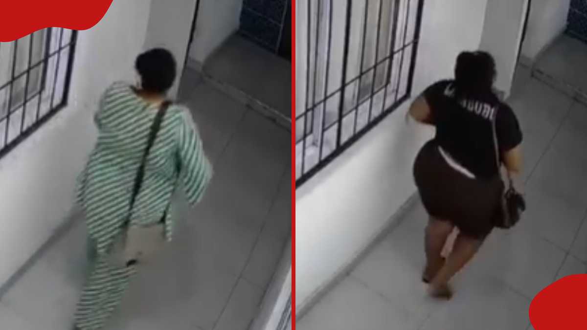 Kenyan woman leaks CCTV of hubby taking mchele babes home, says they ...