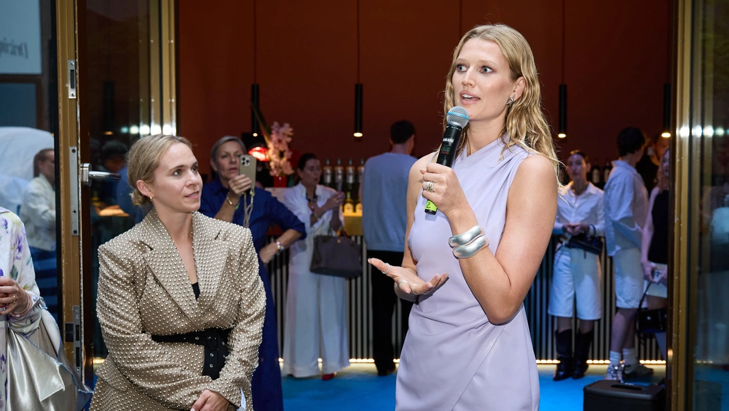 Toni Garrn's fashion resale for education and sustainability