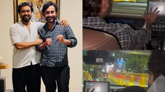 Suriya gifts RJ Balaji a swanky new SUV, drives him around town to ...