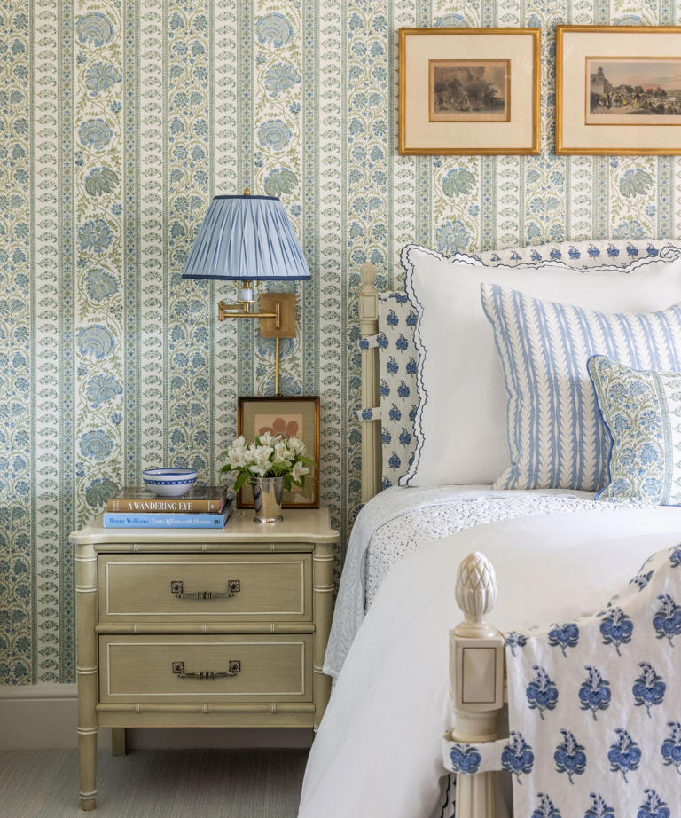 Why blue, green, and white will make your bedroom feel cooler