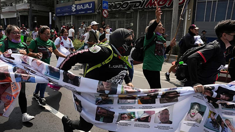 Mexico's 'missing persons' crisis takes centre stage at the World Cup