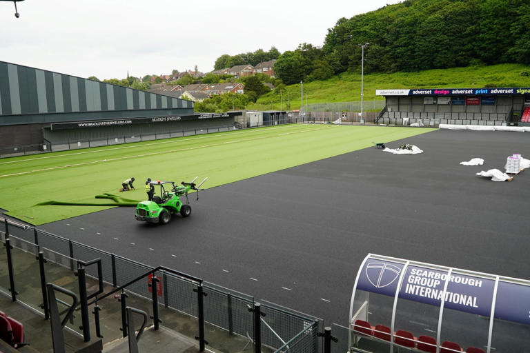 Scarborough Athletic pitch completion date confirmed as new playing ...
