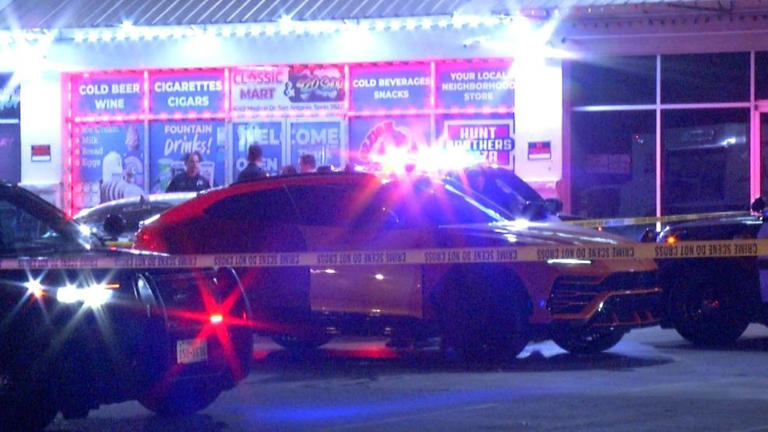 Family watches deadly shooting unfold on surveillance cameras, police say