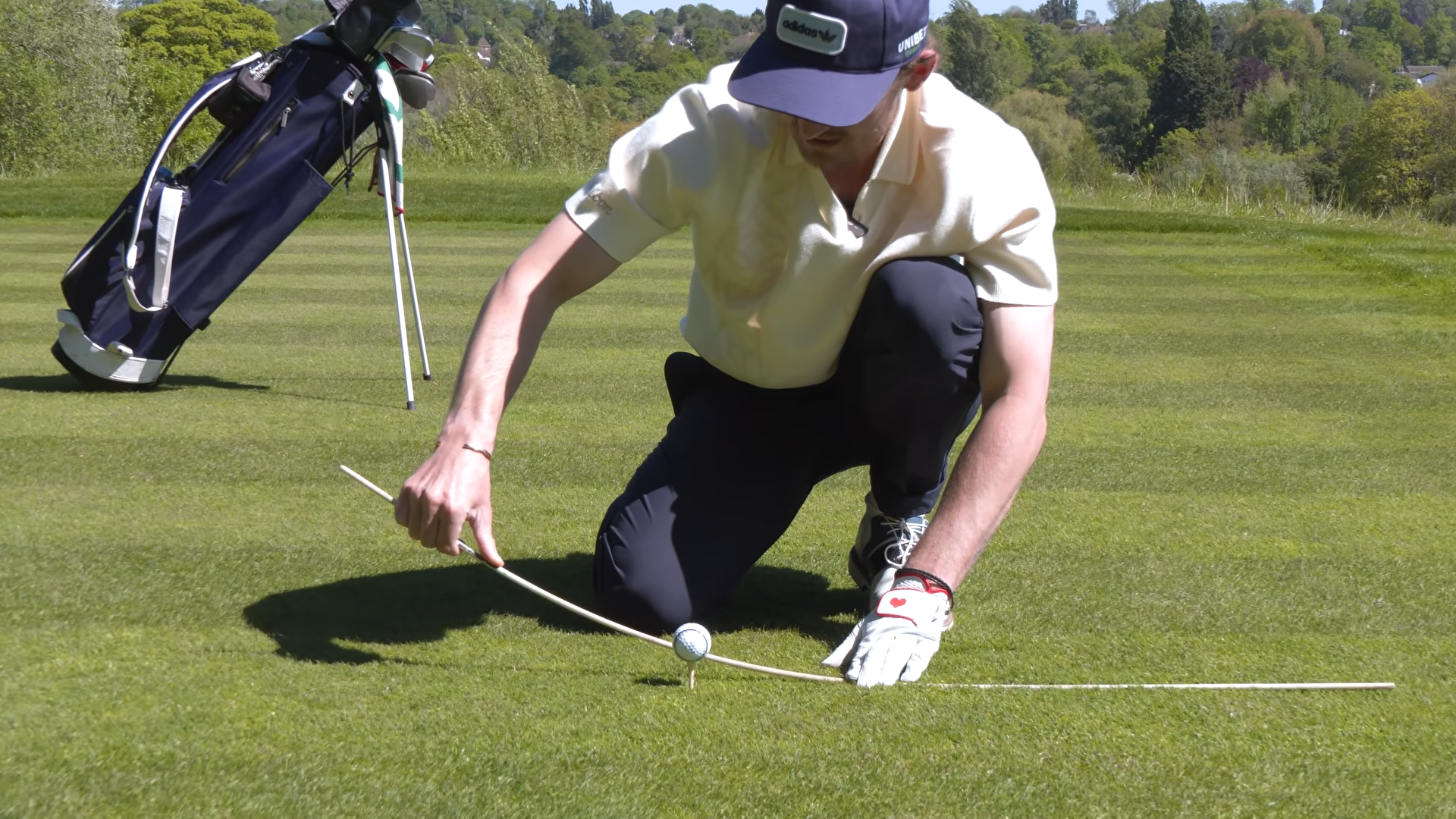 You can't take a divot because of a mistake you're making in the first ...