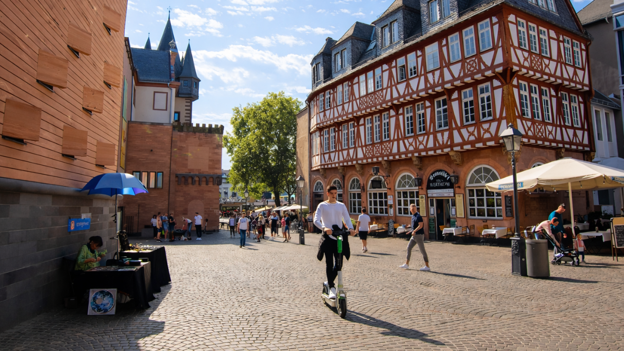 Is Frankfurt Germany's most contrasting city walk?