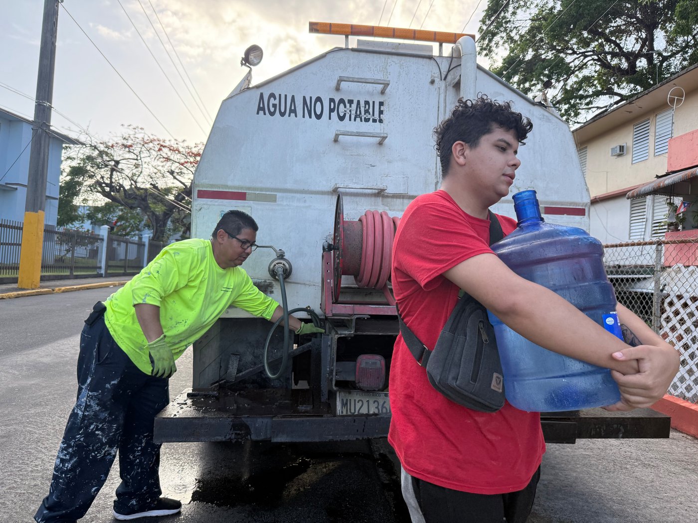 Once beset by power outages, Puerto Ricans also hit with severe water ...