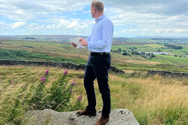 MP lodges formal objection to Calderdale wind farm plans in Bronte Country
