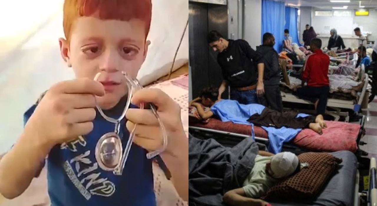 Ayoub, il bimbo ipovedente di Gaza con gli occhiali rotti scuote il ...