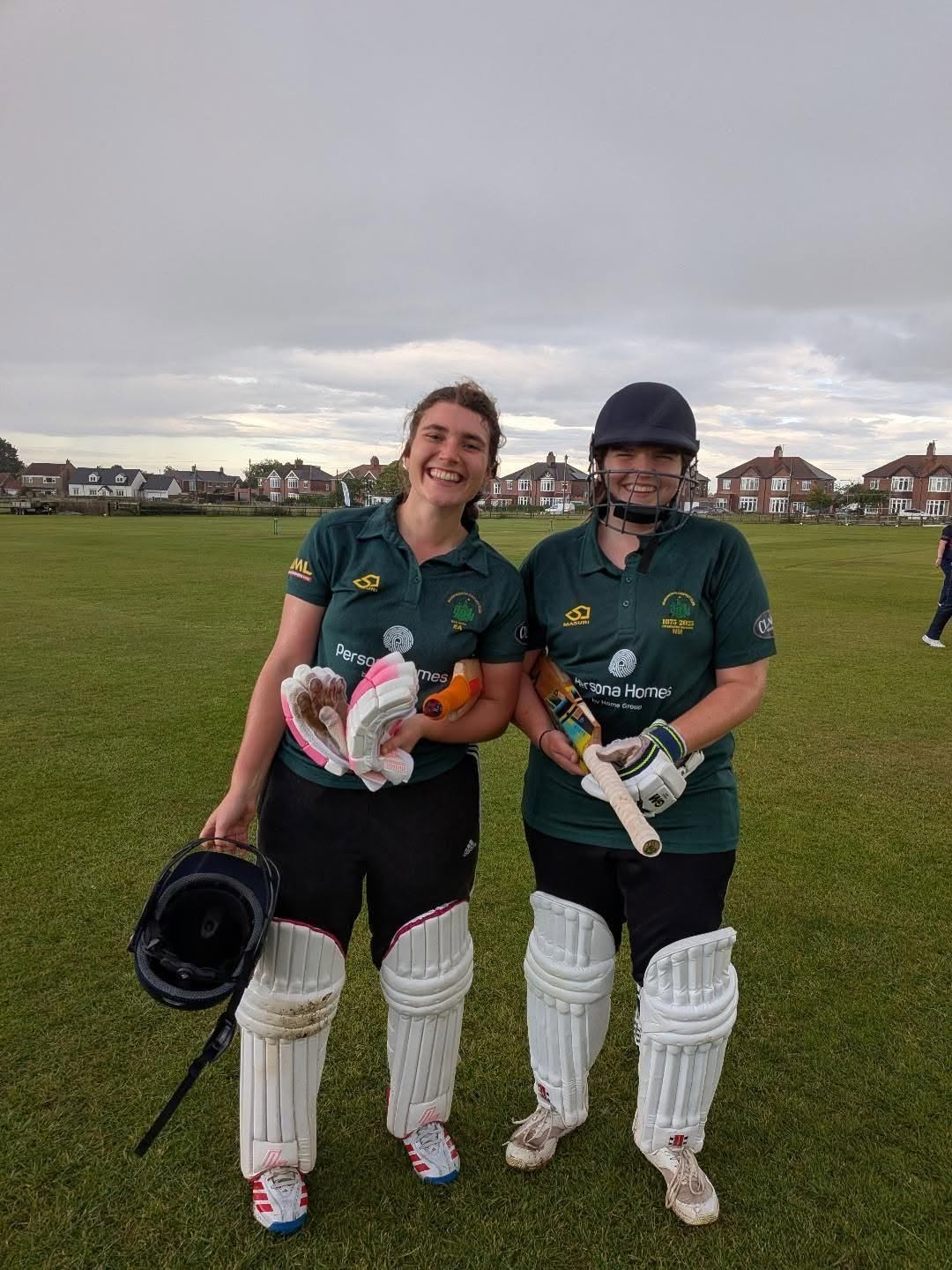 Warkworth CC women's pair record massive combined score