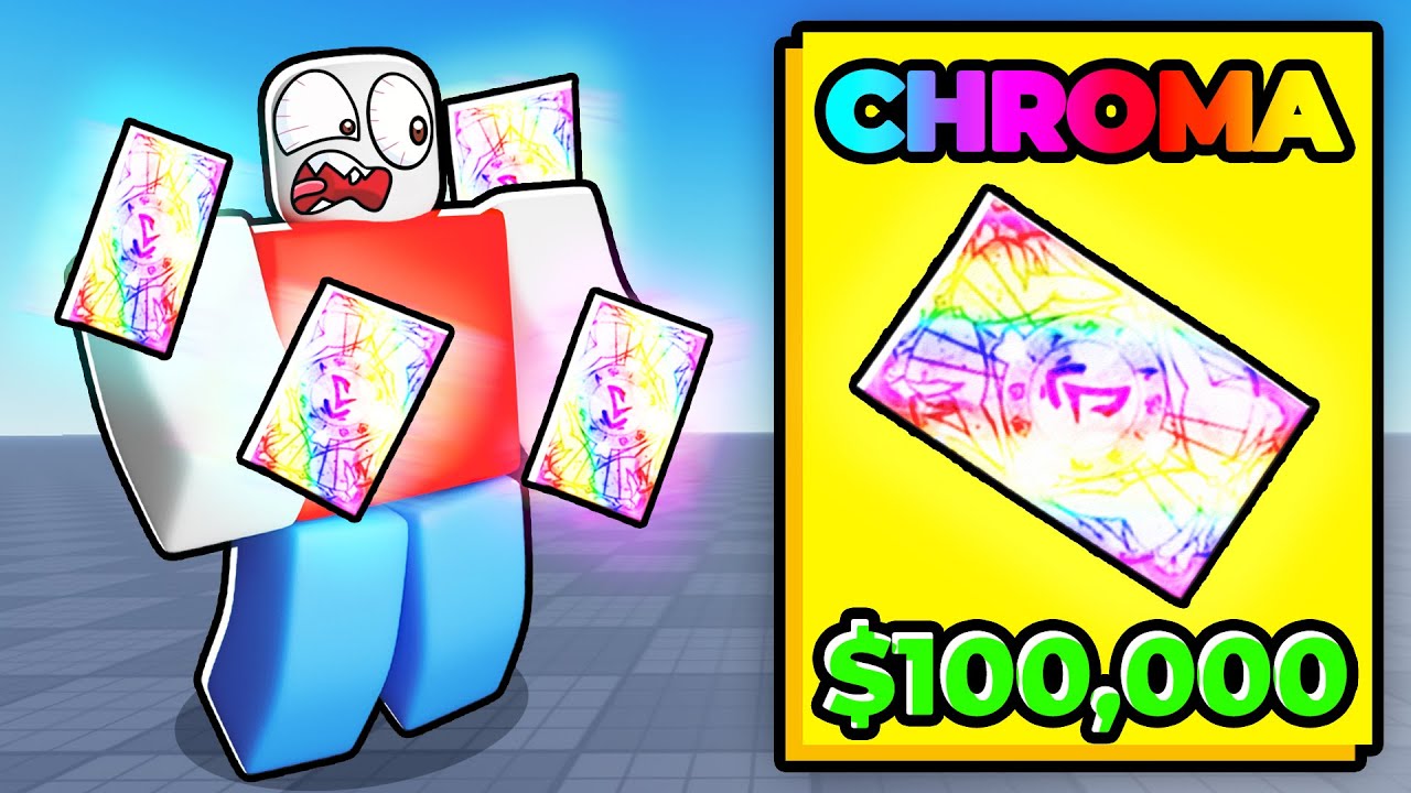 Unlocking the new Chroma Cards finisher in Blade Ball
