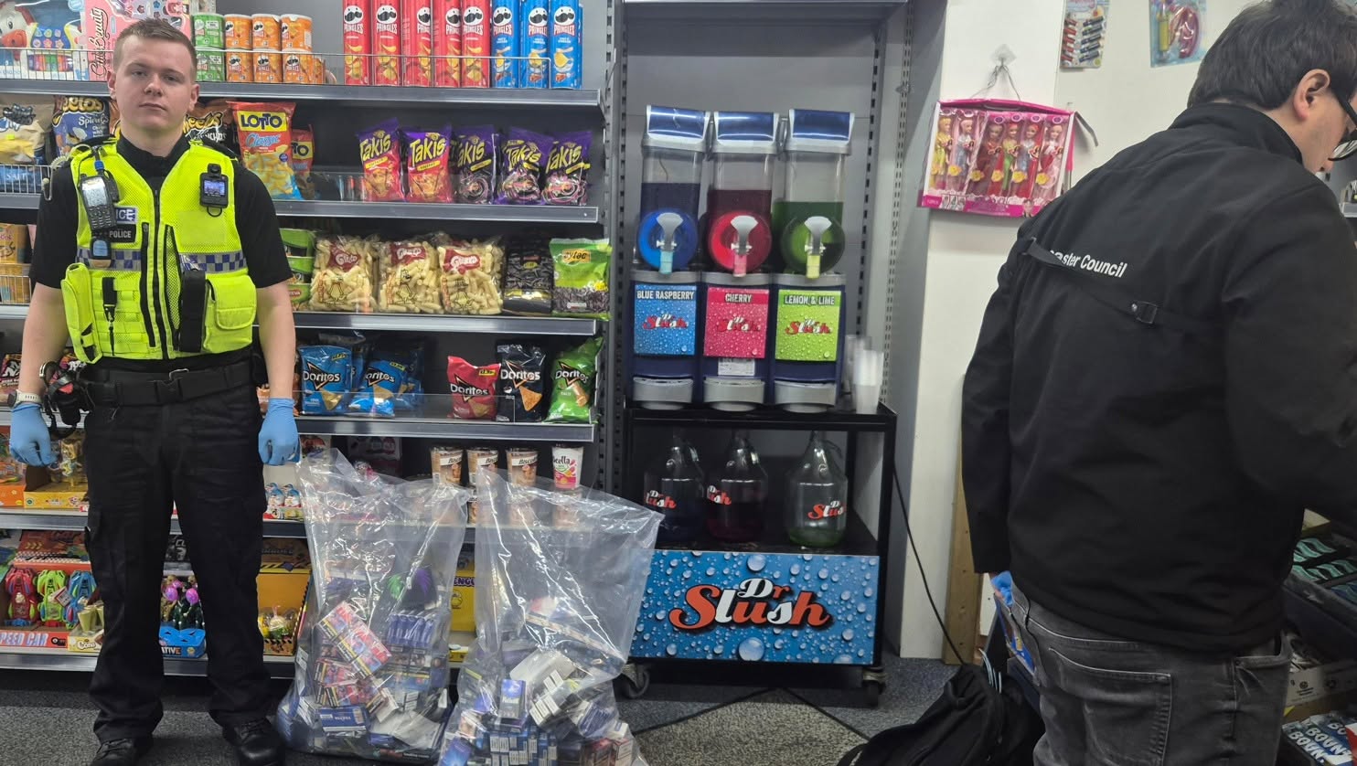 Police seize 900 illegal packs of cigarettes in Doncaster shop raid