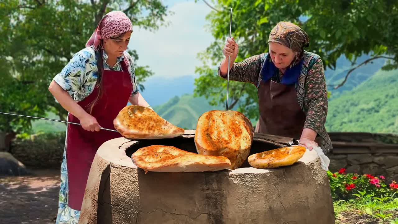 This remote family still bakes bread the old-fashioned way