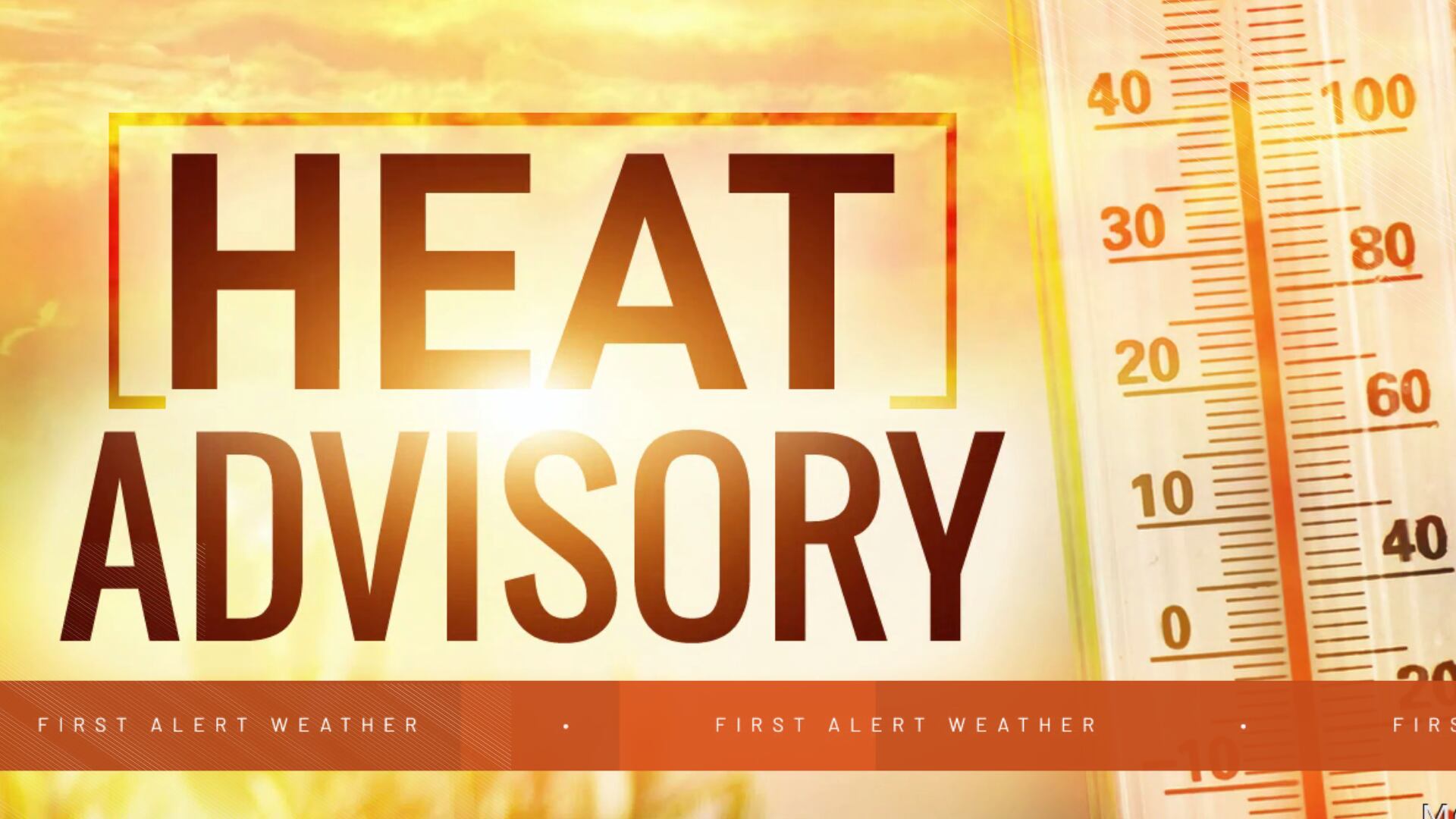 First alert: Heat advisory remains steady as storm chances are on the rise