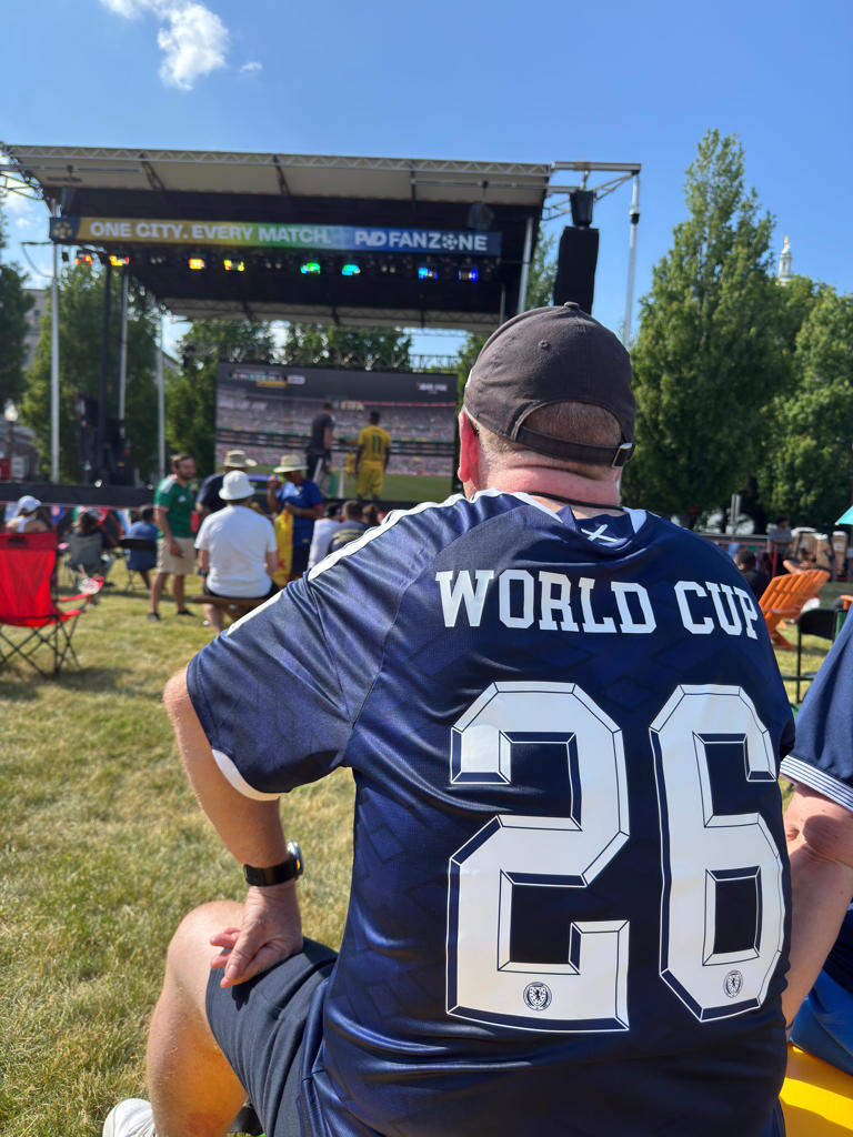 Scotland's Tartan Army has descended on Providence for the World Cup