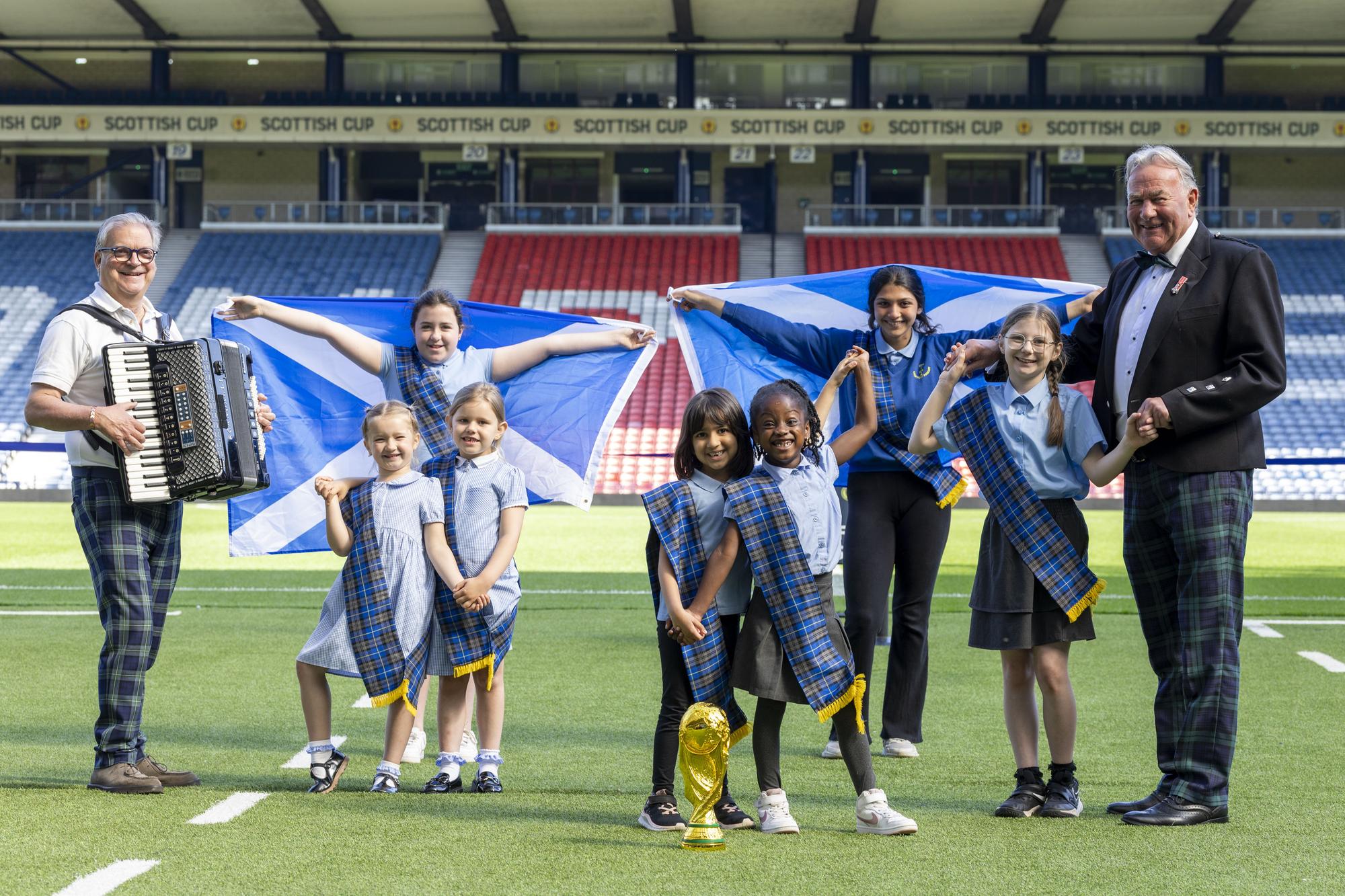 Pupils put their best feet forward for Scotland team