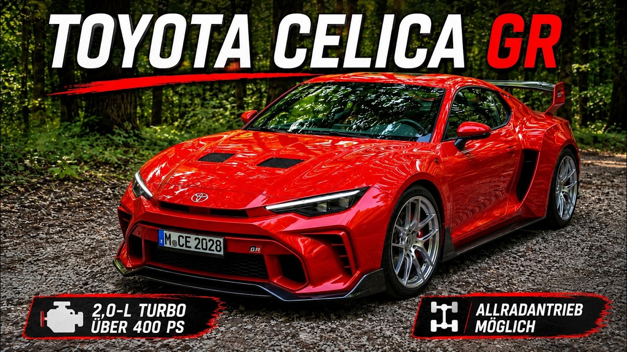 2028 Toyota Celica GR mit 600 PS & G20E-Turbo? Neue Sportwagen-Legende