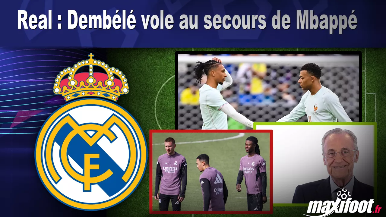 Real : Dembélé vole au secours de Mbappé