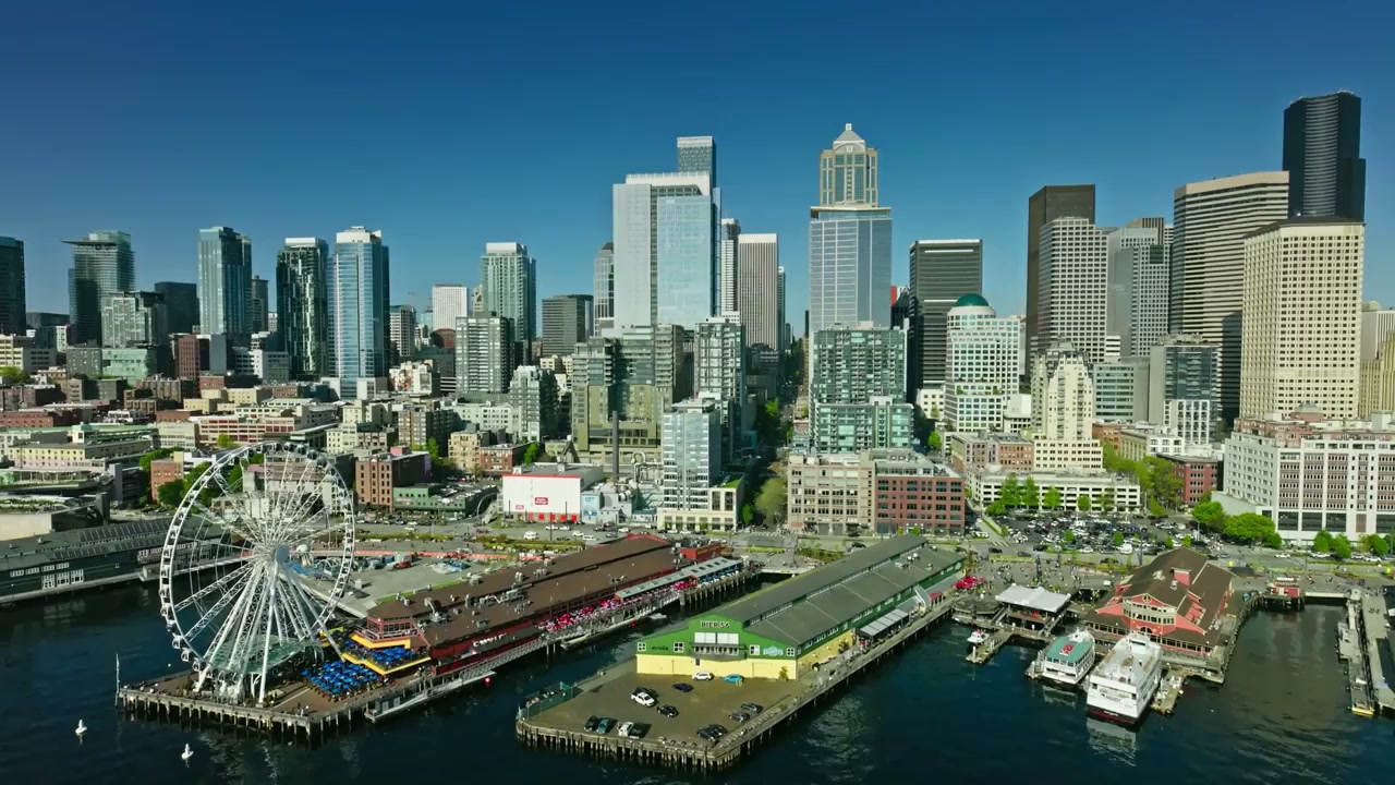 Imagens aéreas do Lumen Field, em Seattle, antes da Copa do Mundo de 2026