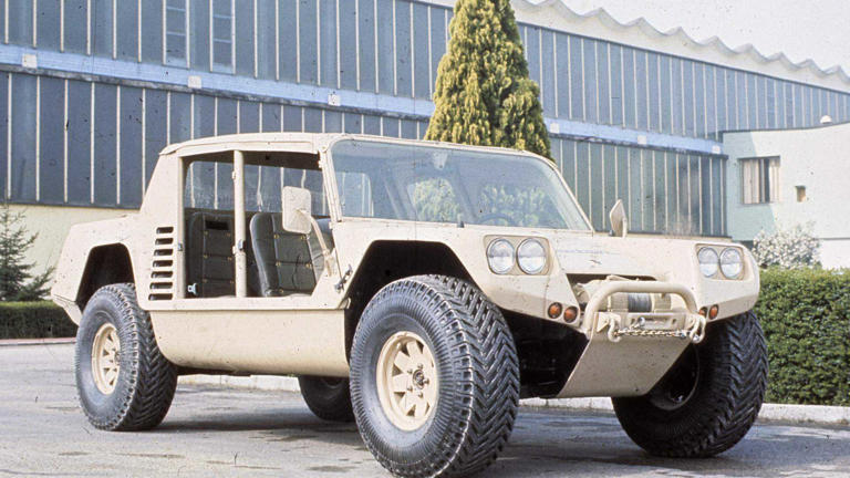 Lamborghini’s V12-powered off road SUV is turning 40
