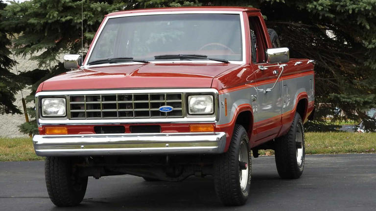 The Ford Ranger powered by a Mitsubishi diesel engine