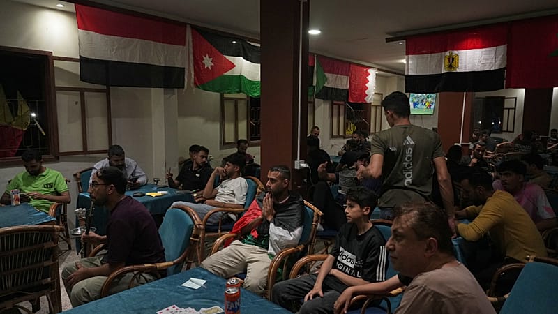Gaza residents find brief escape in World Cup opener