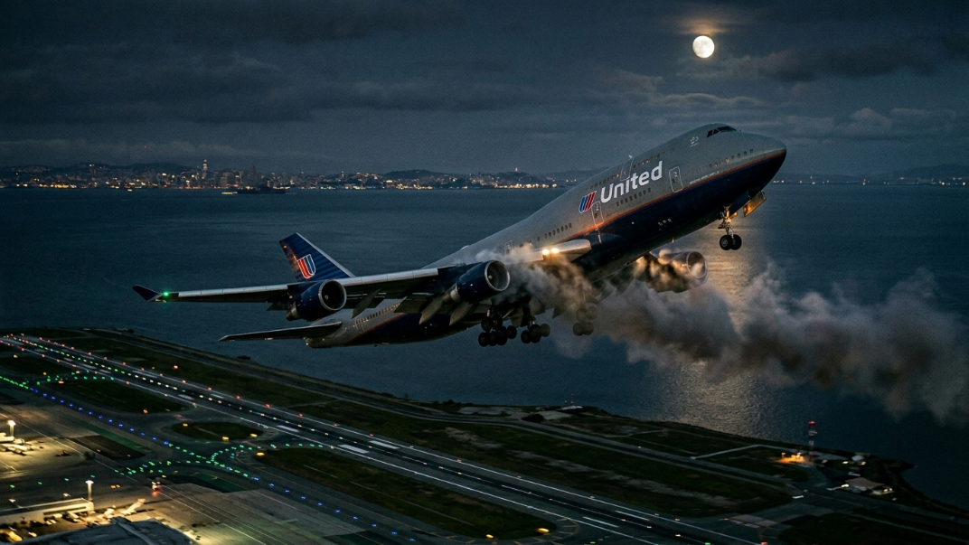 United Flight 811 nearly breaks apart over the Pacific
