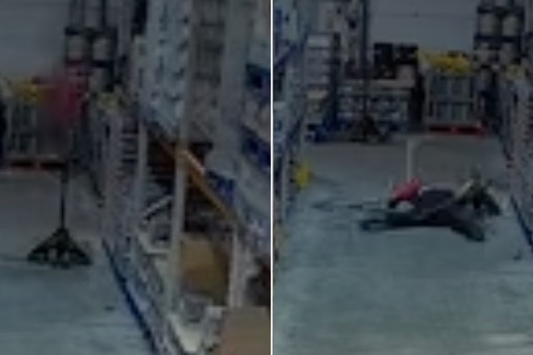 Man 'lucky to be alive' after falling 20ft through warehouse skylight
