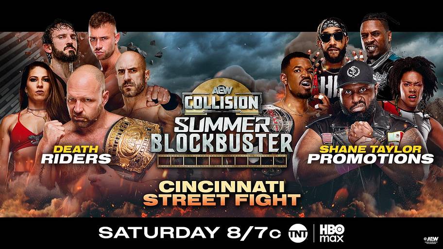 AEW Collision summer blockbuster spoilers: Recorded match results from ...