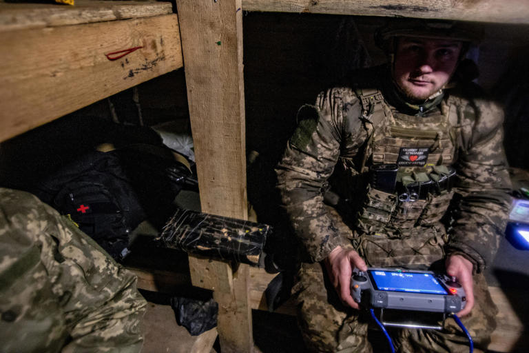 The front-line drone 'kill zone' is widening, up to 50 km in some areas ...