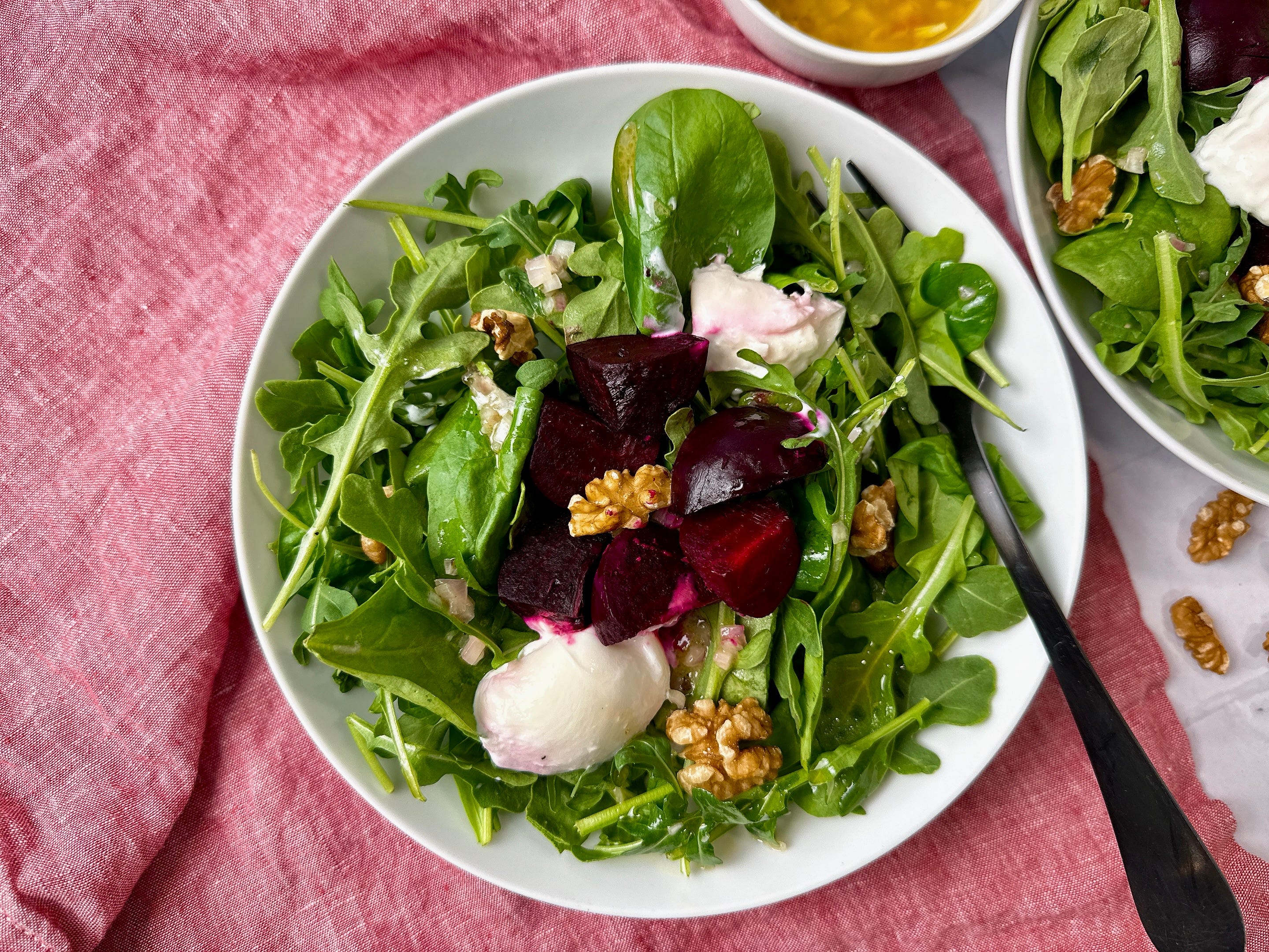 Beets and burrata are the perfect summer pairing in this simple salad