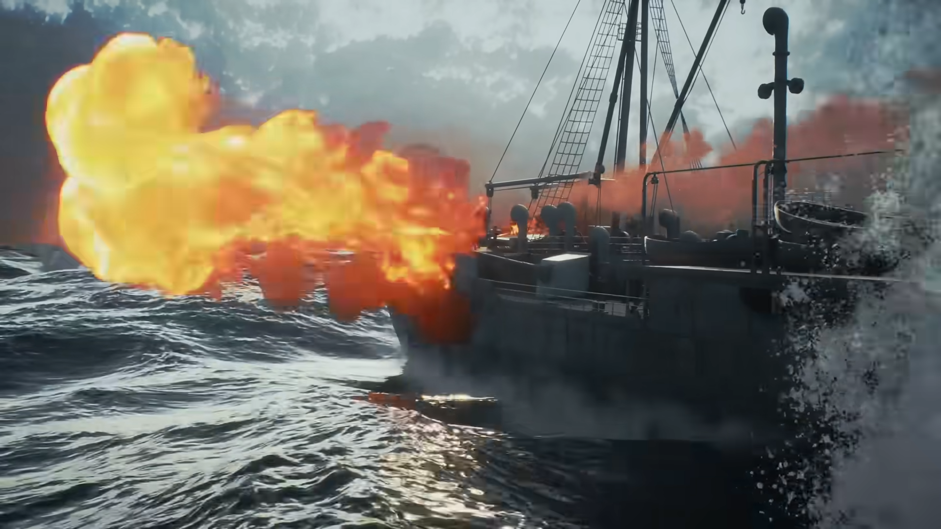 This captain charged a superior warship to save 37 merchant ships