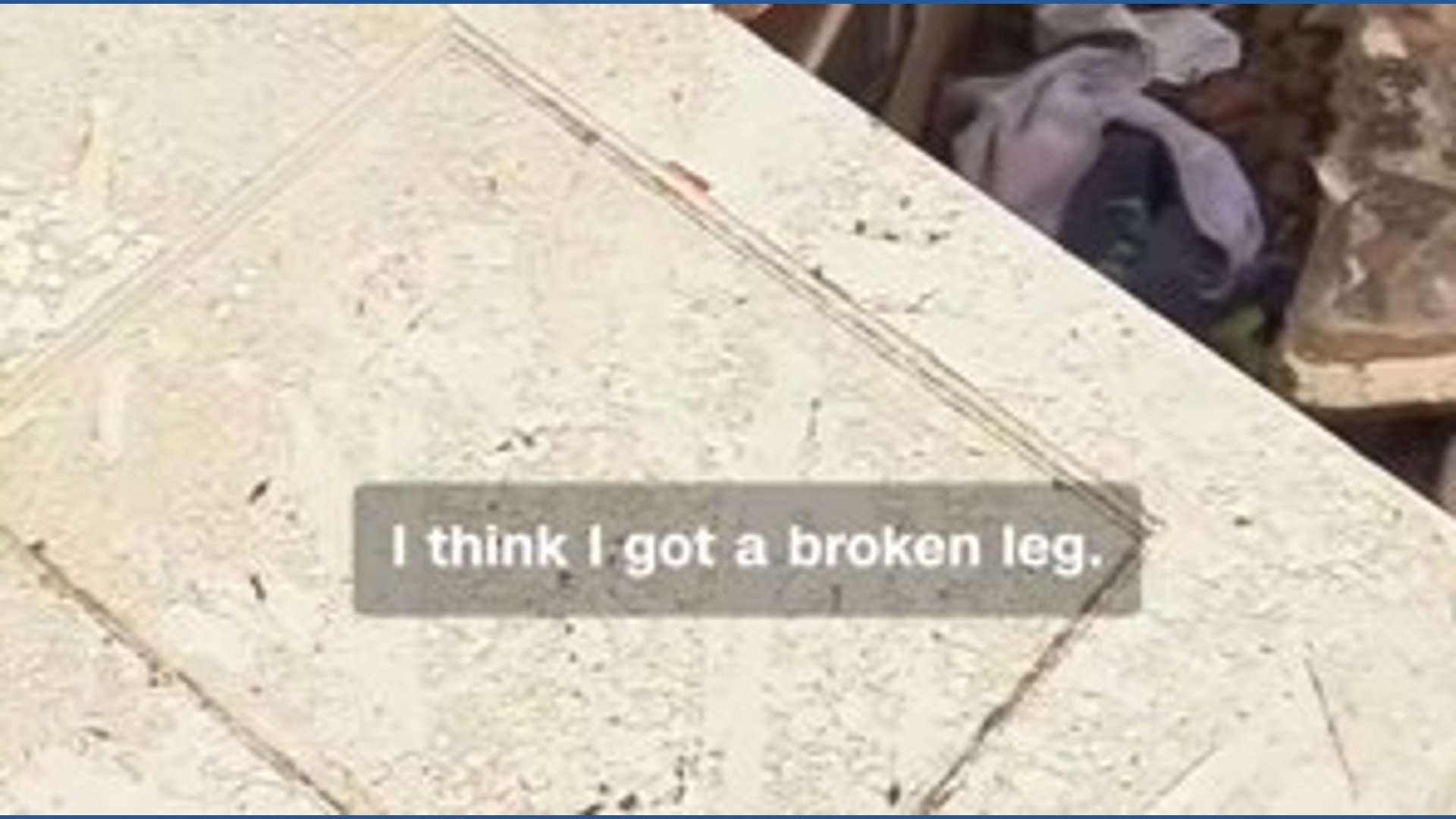 Man gets trapped under home during tornado