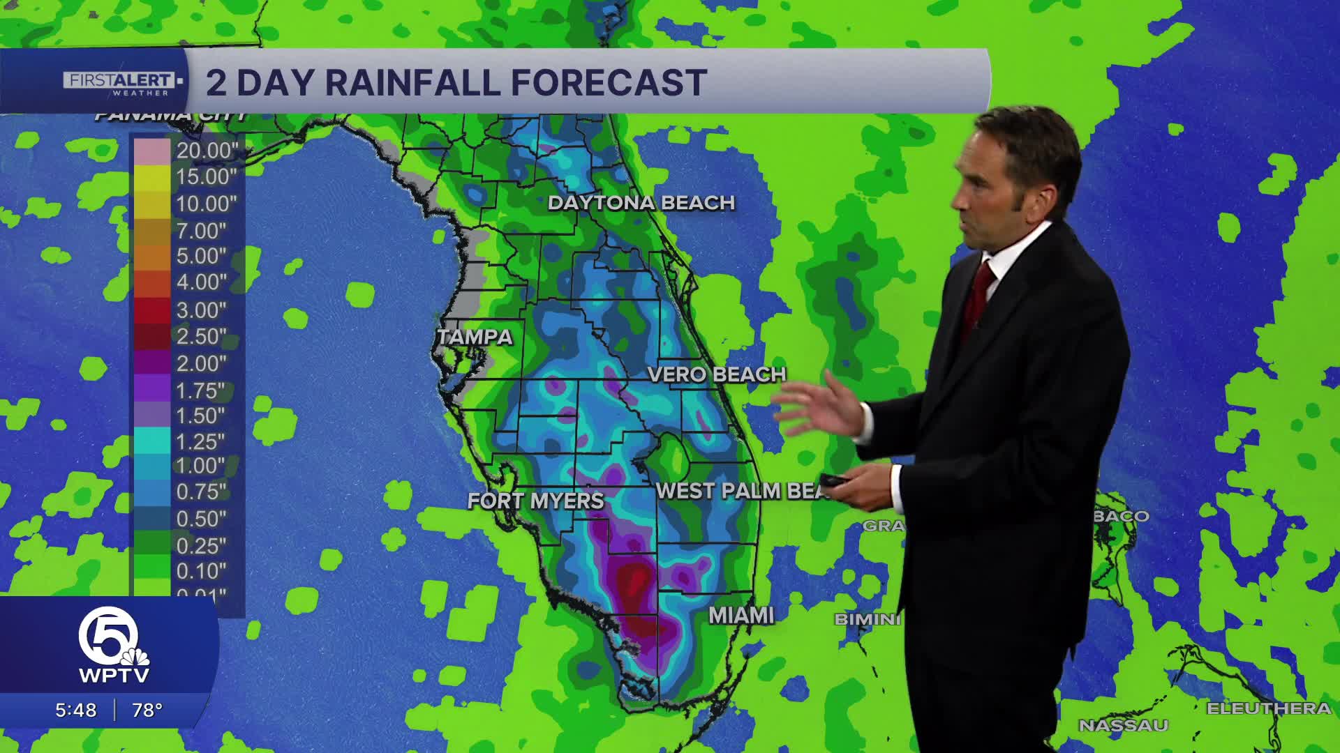 WPTV First Alert weather forecast for morning of Friday, June 12, 2026