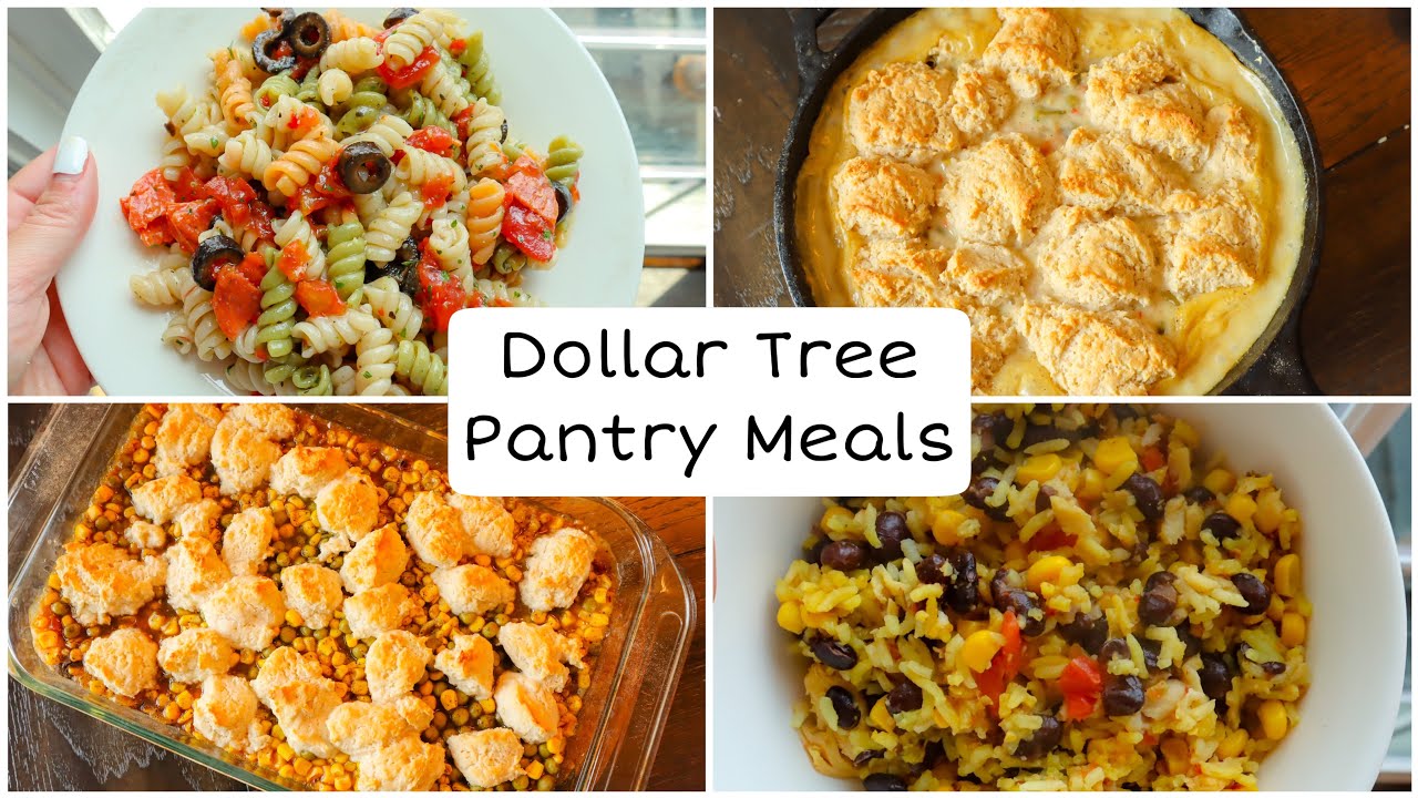 No fridge/freezer at your Dollar Tree? 4 easy pantry only dinners you ...