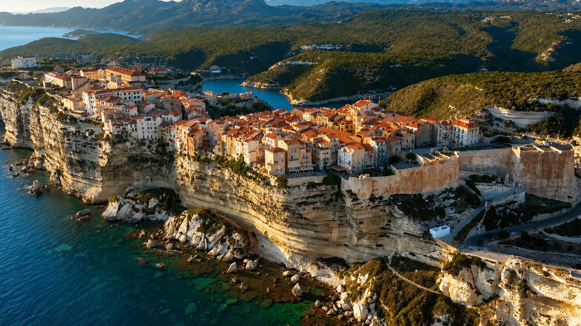 Where cliffs became the foundation of a town