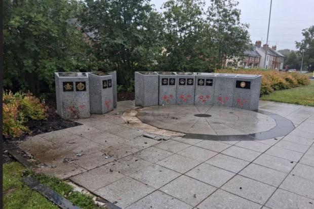 Car crashes into war memorial with such force it moved tonne‑weight ...