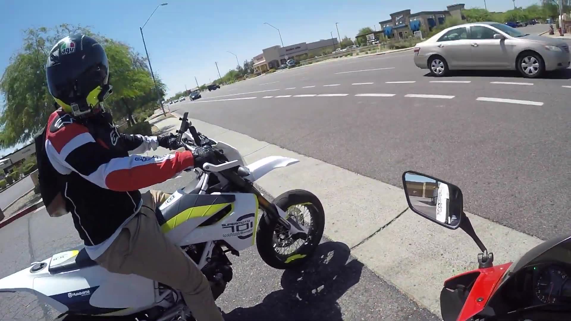 I rode my motorcycle straight in the bike lane and the cool cops had a ...