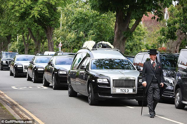 Jake Hall's ex-girlfriends Misse Beqiri and Chloe Lewis lead mourners ...