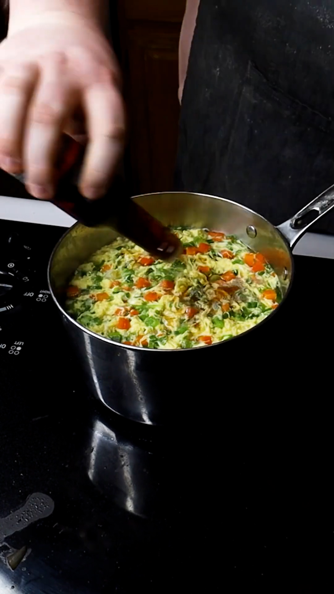 Silky Chinese egg drop soup