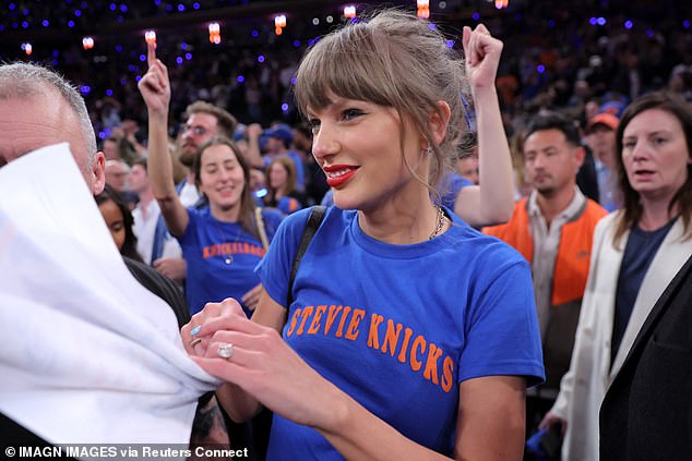 Taylor Swift is credited with breaking 'Trump curse' in New York Knicks ...