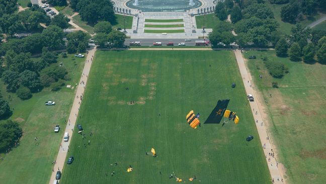 Numbers '86 47' appear on the National Mall, USPP investigating