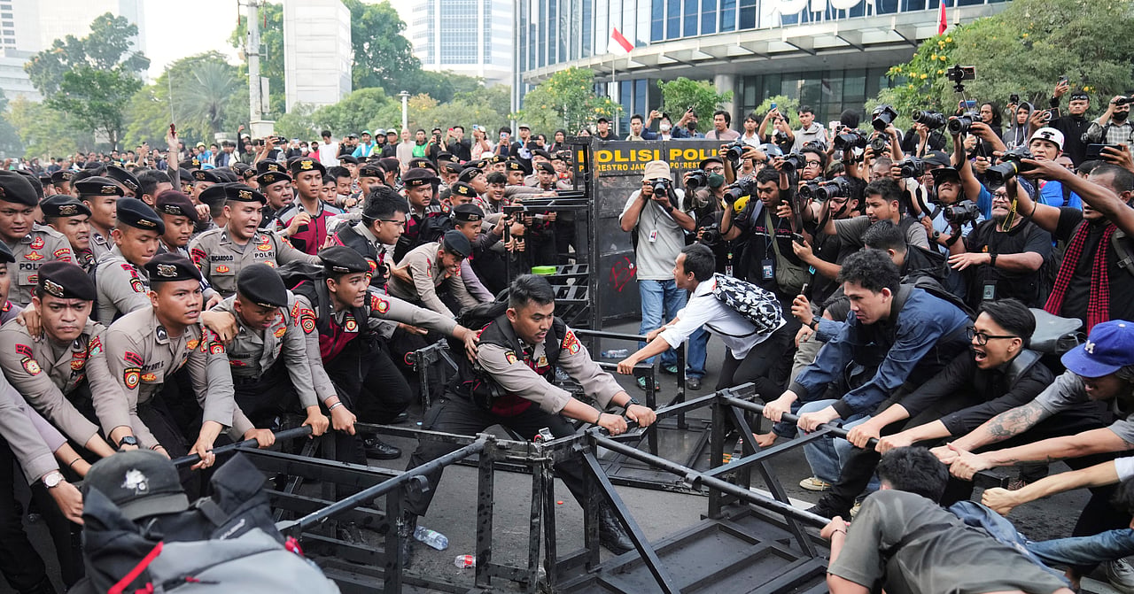 Indonesian students protest government policies as economic pressures grow