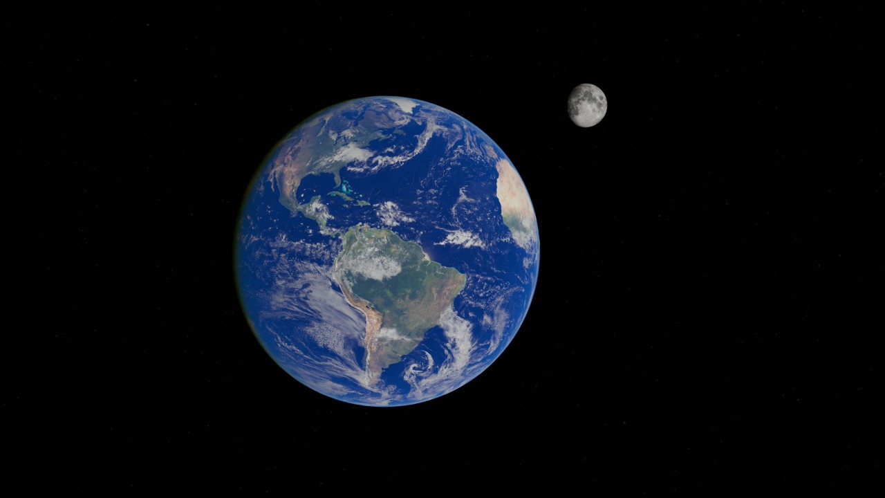 The moon drifts about 3.8 centimeters farther from Earth every year