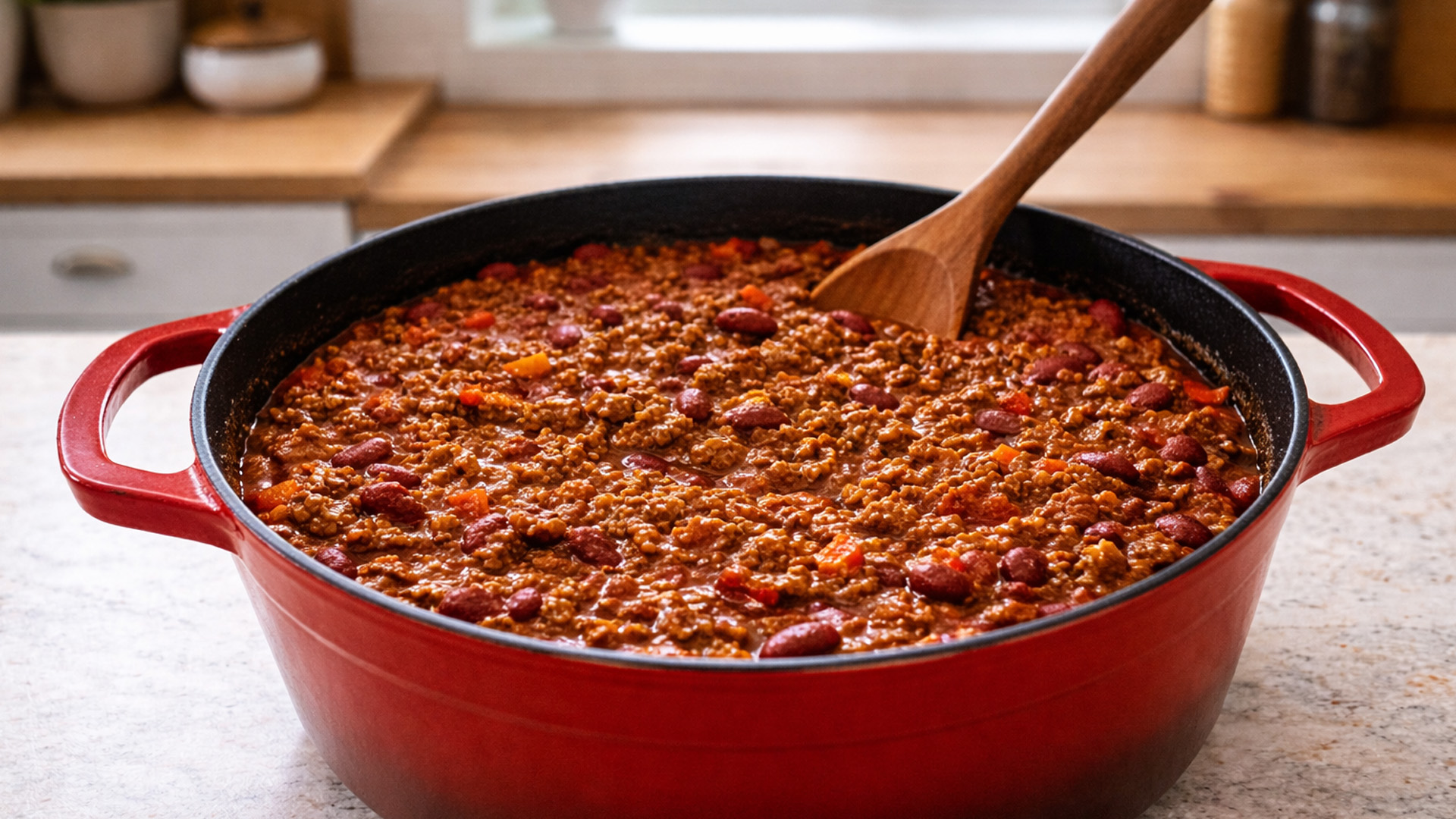 How to make classic beef and bean chili
