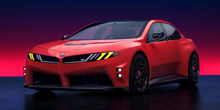The BMW M concept Neue Klasse is nearly M's first electric M3