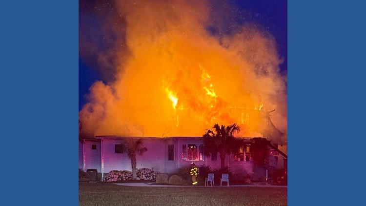 Virginia Beach fire crews responding to house fire on Buzzard Neck Road