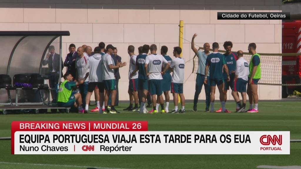 O último treino da seleção em solo português com "muito calor" e um ...