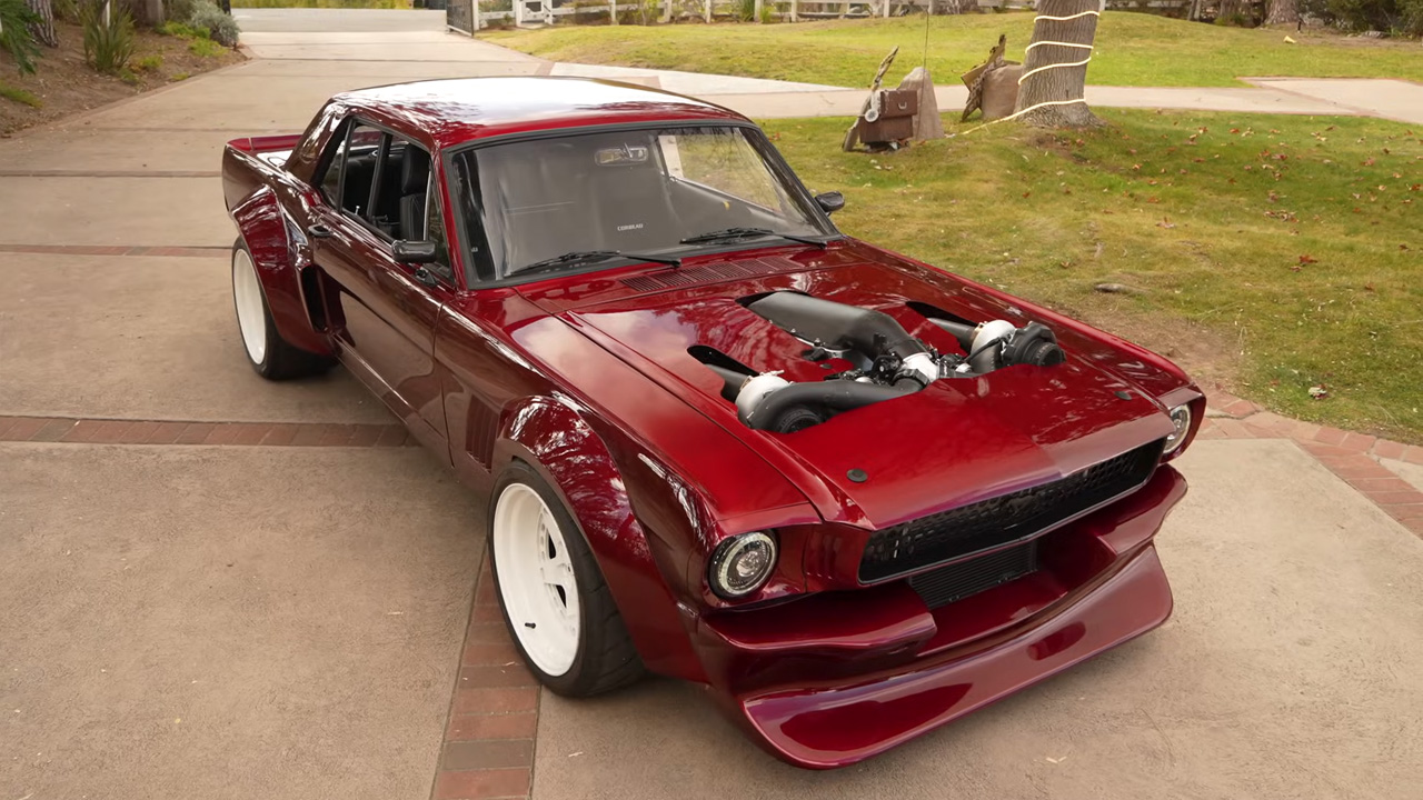 Twin turbo 1965 Mustang packs 1,000HP Hoonicorn-inspired build