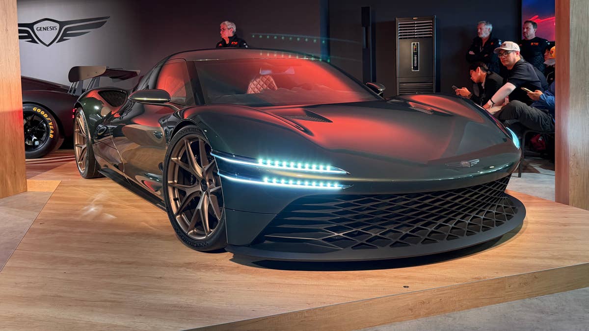 Genesis’ V8 supercar finally shows off its gorgeous analog interior